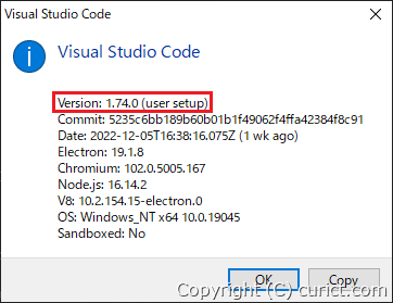 Visual Studio Code - How to Check Your Version (Windows)